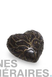 Mini-urne funéraire en bronze 'Cœur' | URNES-FUNÉRAIRES. | URNES ...